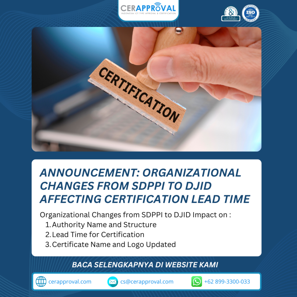 Announcement: Organizational Changes from SDPPI to DJID
